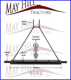 3 Point Linkage Cat 2 Tractor Towing A Frame Hitch Drawbar ...