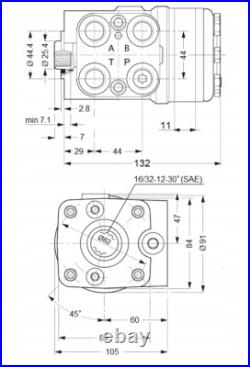 Steering Control Unit Orbitrol OSPC 160 OR Replacement DANFOSS 150N2151 ...